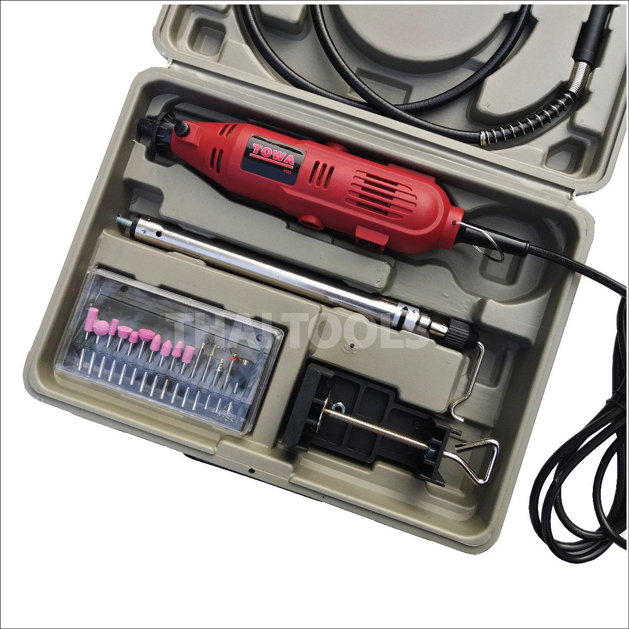 เครื่องเจียรมินิสายอ่อน 135W TOWA HG3 - THAI Tools - ThaiPick
