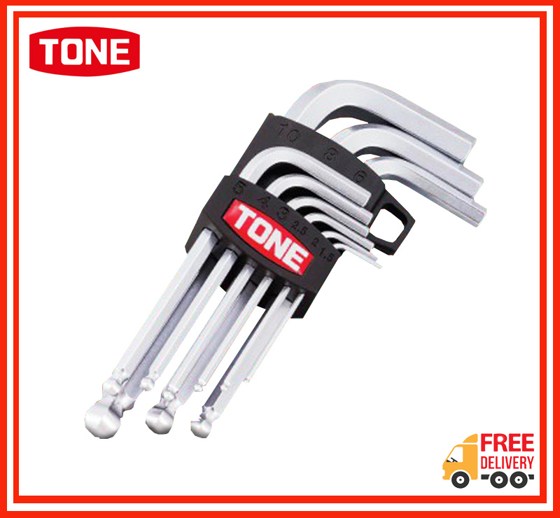 Tone Hex Key Wrench L-Type ประแจแอล ประแจหกเหลี่ยม BS900 ชุดประแจแอลหัว ...