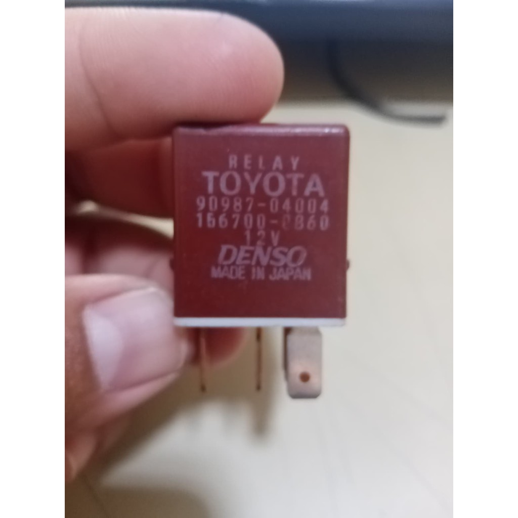 รีเลย์โตโยต้าRELAY TOYOYA DENSO 90987-04004 12V 5 ขา มือสองญี่ปุ่น ...