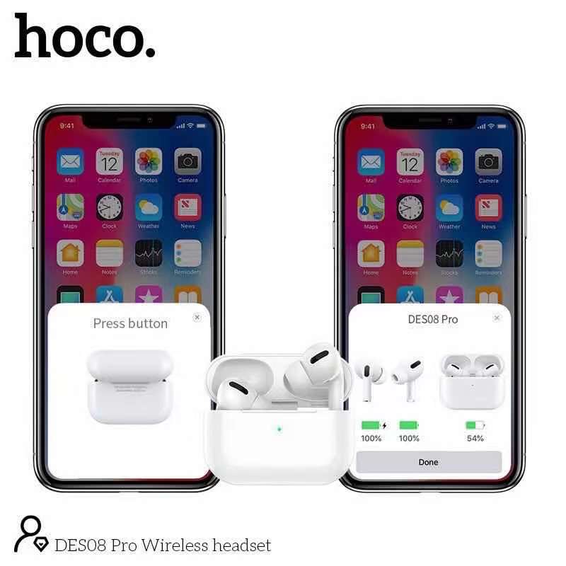 Hoco DES08 Pro หูฟังบลูทูธไร้สาย ฟังก์ชั่นครบ งานแบรนด์ Hoco เบสแน่น ...