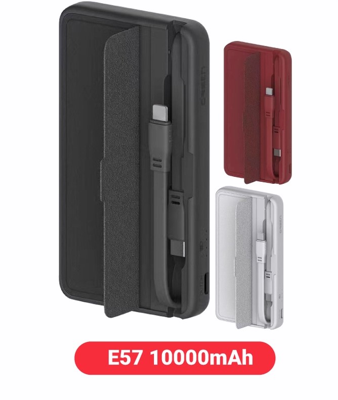 Eloop E57 แบตสำรอง 10000mAh PD 20W Orsen PowerBank Orsen พาวเวอร์แบงค์มีสายในตัว Orsen ของแท้ ...