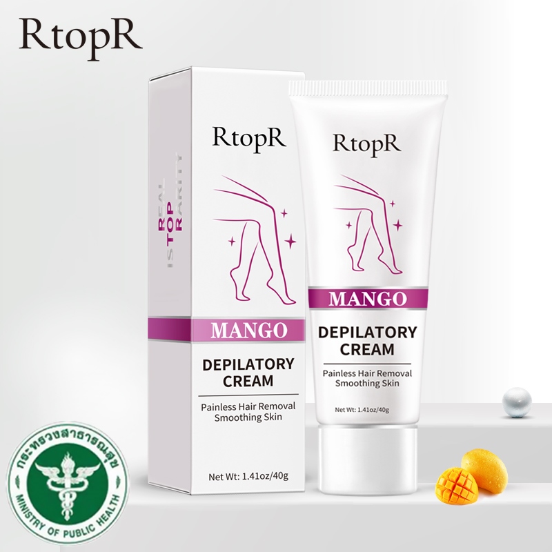 RtopR 3pcs FDA ครีมกำจัดขนรักแร้ ขนแขน ขนขา ขนในที่ลับ ใช้ได้ทั้งผู้ชาย ...