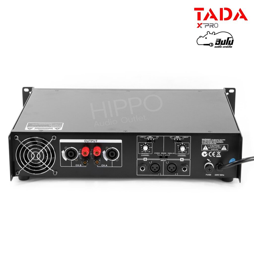 ( Pro++++ ) เพาเวอร์แอมป์ TADA รุ่น AB 300 PowerAmp Power 8 Ohms/Stereo ...