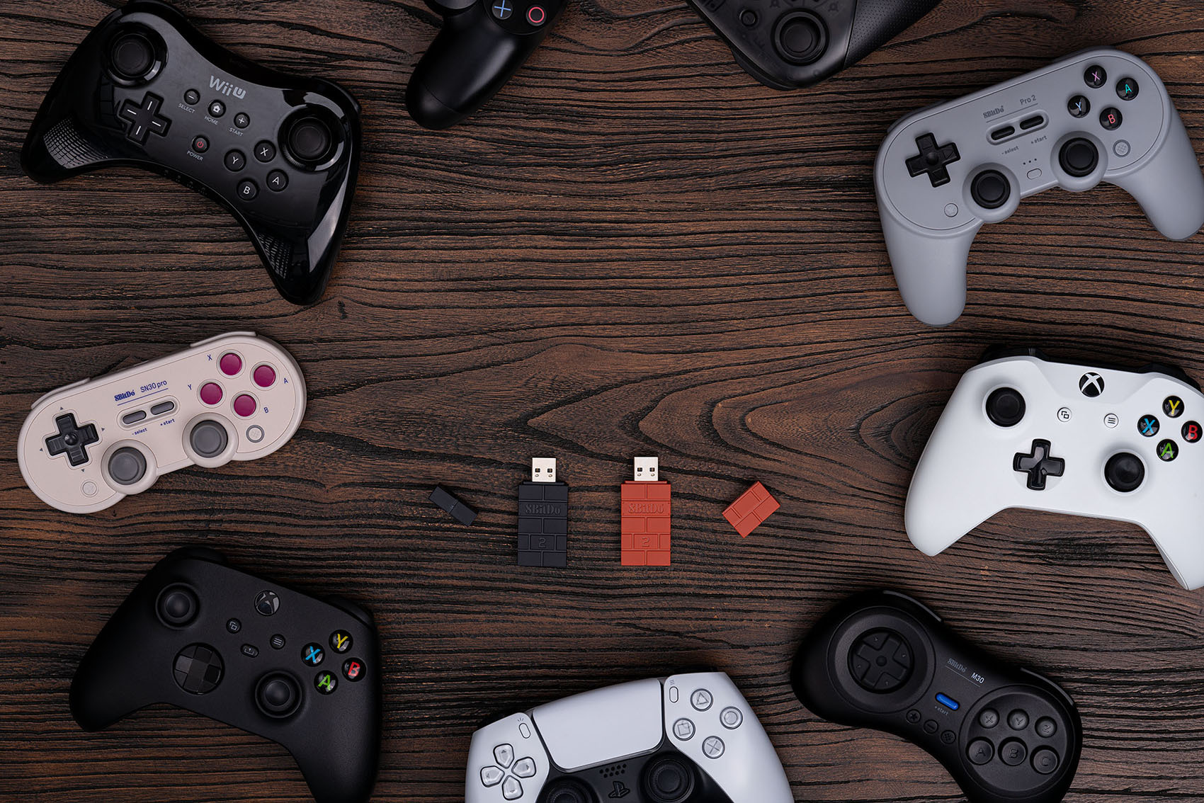 8BitDo v2 Bluetooth Adapter ตัวรับสัญญาณไร้สาย for PS5 PS4 Xbox Series ...