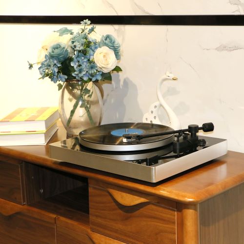 เครื่องเล่นแผ่นเสียง Timmit Black Bluetooth (New) - WE LOVE TURNTABLE ...