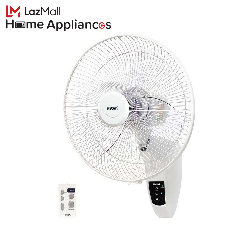 Hatari พัดลมติดผนังรีโมท (ข้างฝา) 16 นิ้ว รุ่น HT-W16R6 - lycshop ...