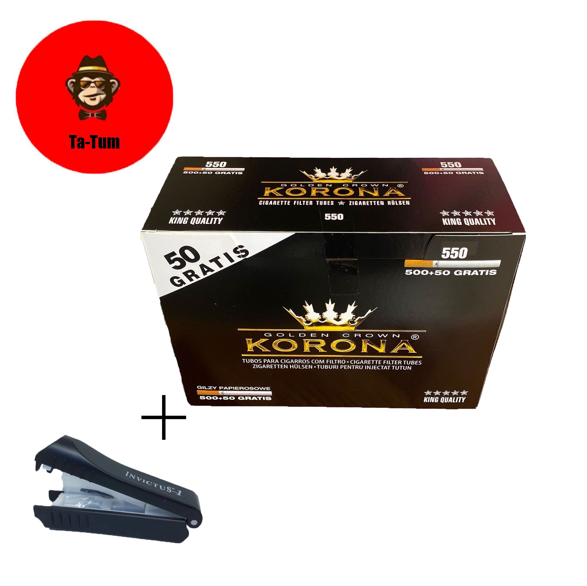 Invictus สิงคะนอง 500ชิ้น ก้นแดง แบบร้อน Filter 17mm......(กล่องแดง ...