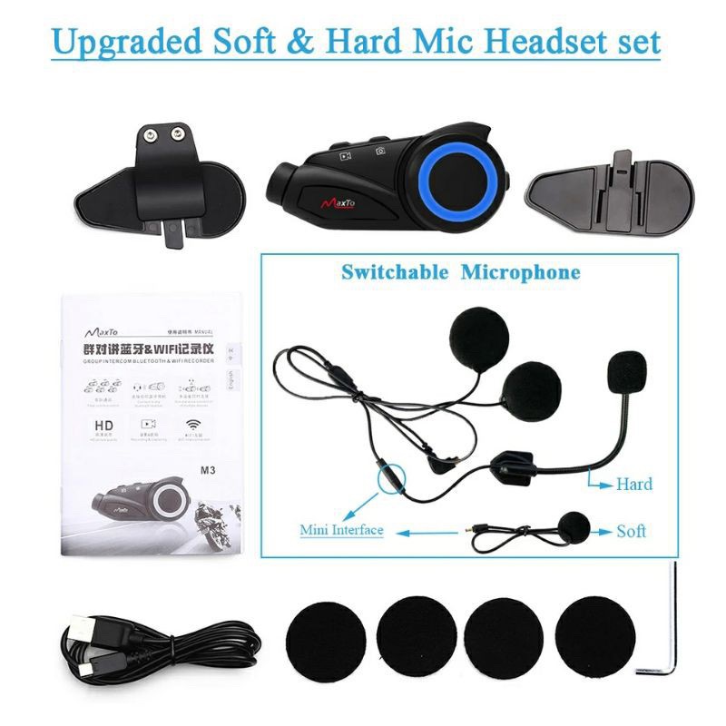 m3 1000m Waterproof Sony Camera Intercom เลนส์มุมกว้างกันน้ํา 1080p ...