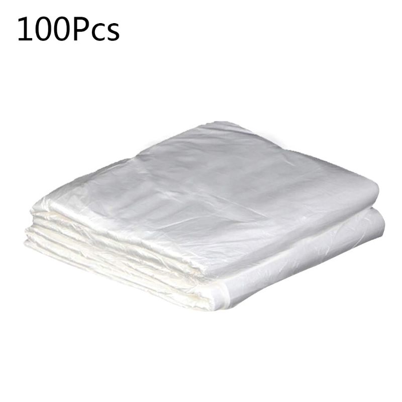 100Pcs Disposable Waterproof Barber Cape Hairdressing Shawl Barbershop ...