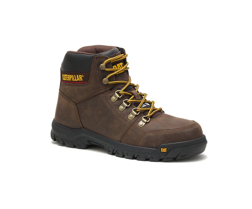 รองเท้า CATERPILLAR Outline Steel Toe Seal Brown P720996 - CATERPILLAR ...