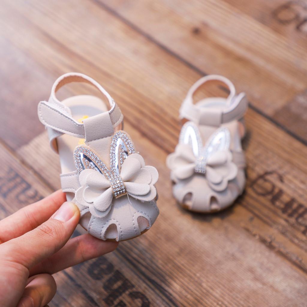 I Need Love Toddler Infant Baby Girls Sweet Elegant Bowknot Crystal Princess Shoes Sandals - I ...