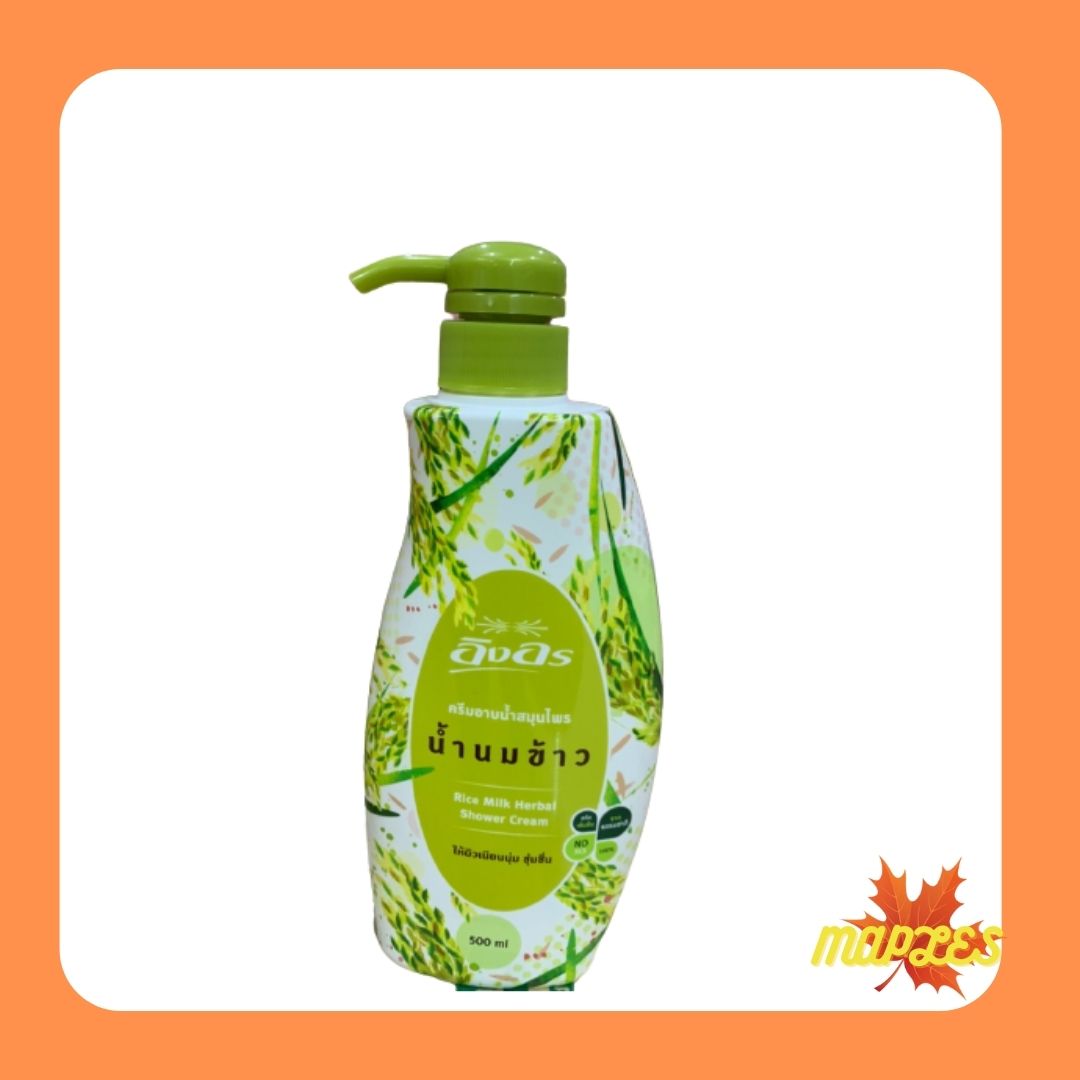 INGON ครีมอาบน้ำสมุนไพรอิงอร (ขนาด 500 มล.)สูตรน้ำนมจมูกข้าว - Maples ...