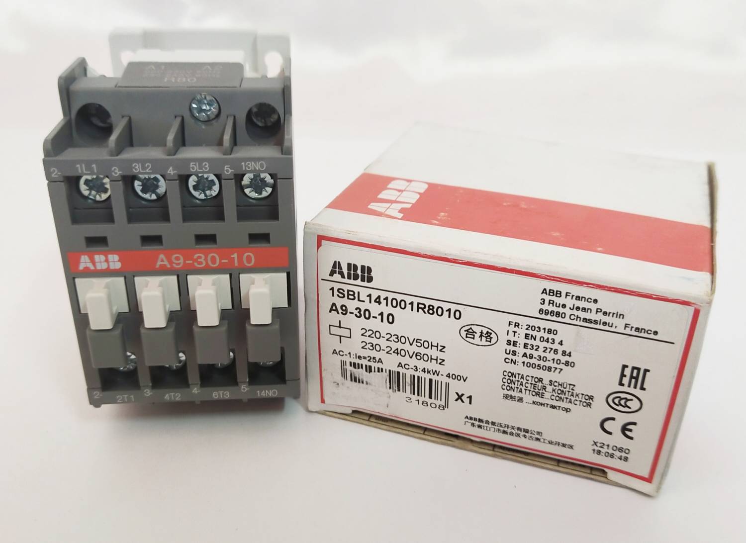 ABB Magnetic Contactor A9-30-10 ,220V | Lazada.co.th