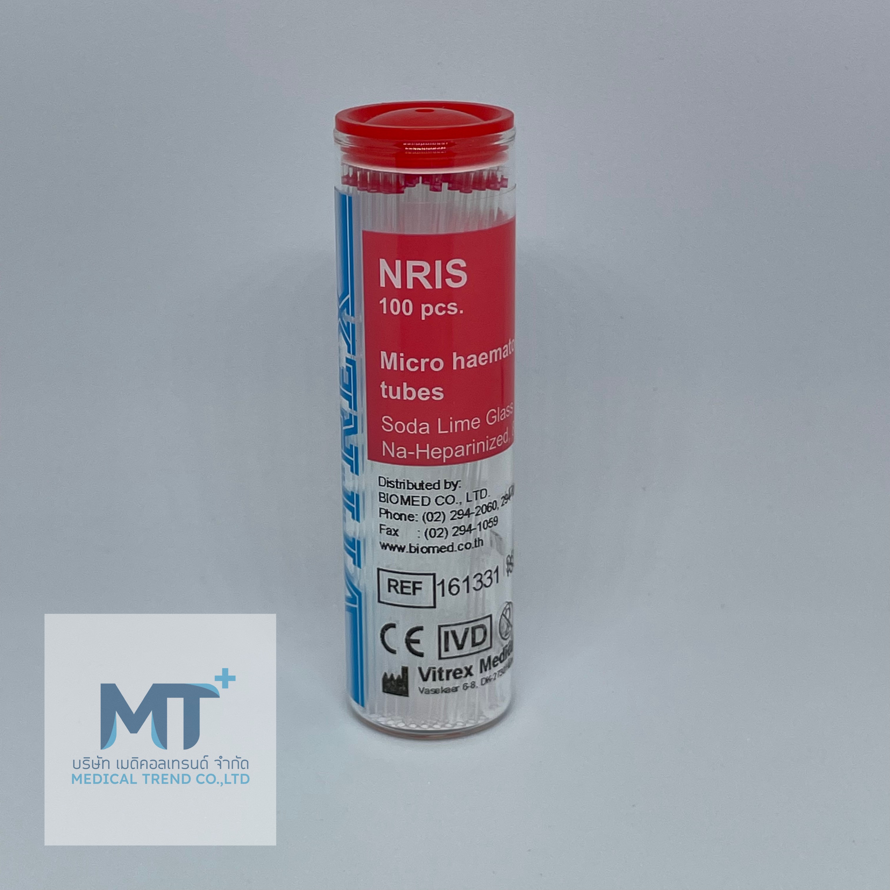 Hematocrit capillary tube ฮีมาโตคริท และ Sigillum wax ยี่ห้อ VITREX ...