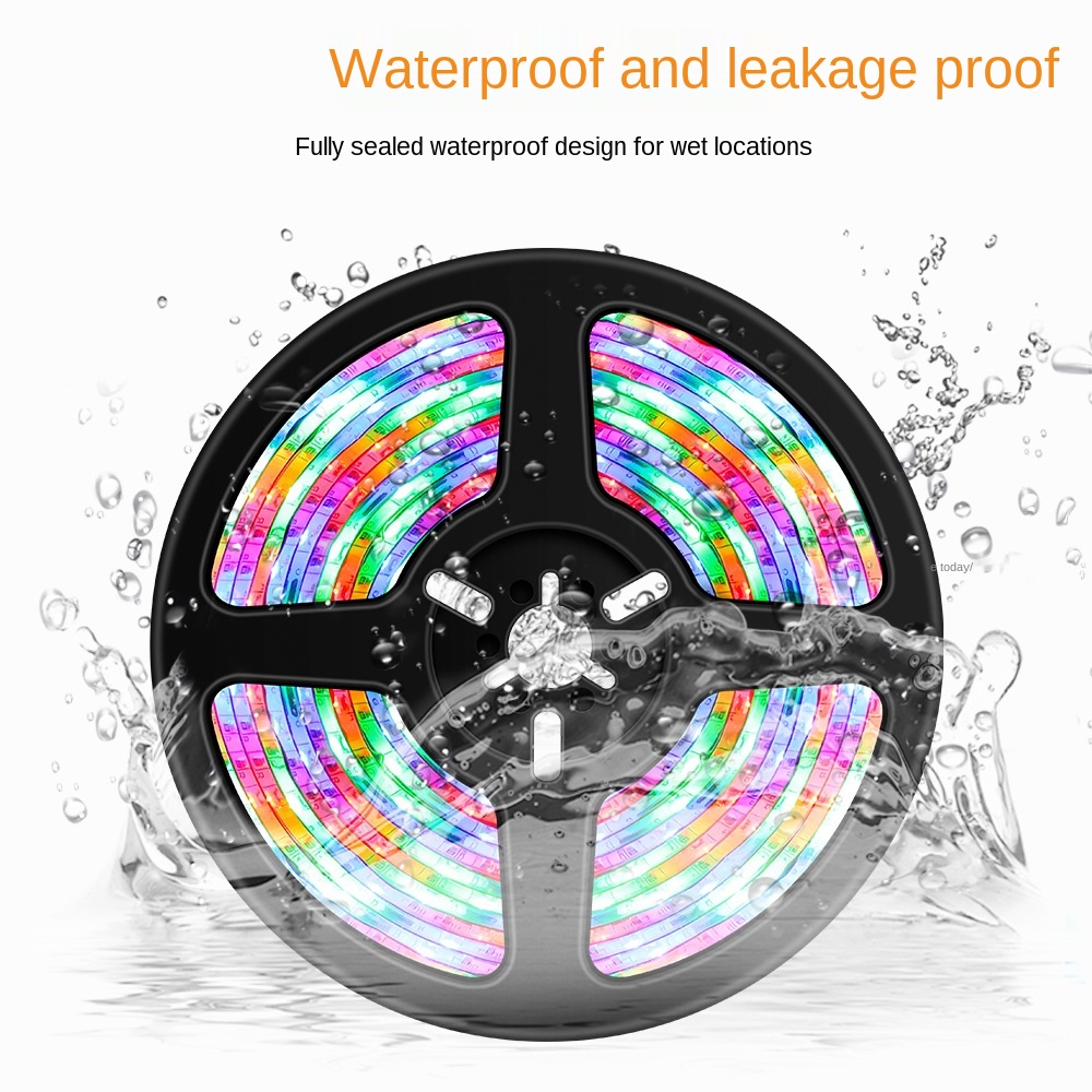 RGB Light Bar 16 Color Remote Control Waterproof Colorful Neon ...