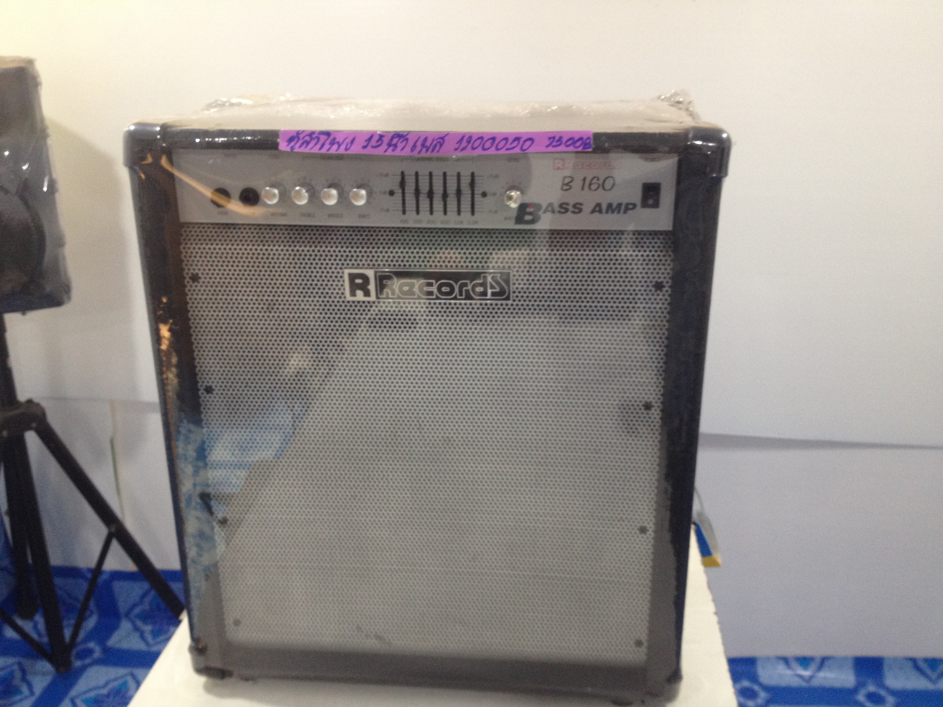 ตู้ลำโพง 15 นิ้ว ลำโพงกีต้า เบส R reccord B160 BASS AMP EQ 6 BAND 2 ...