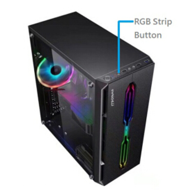 ATX Case (NP) ITSONAS Inpower RGB (Black) Inpower RGB Black ...