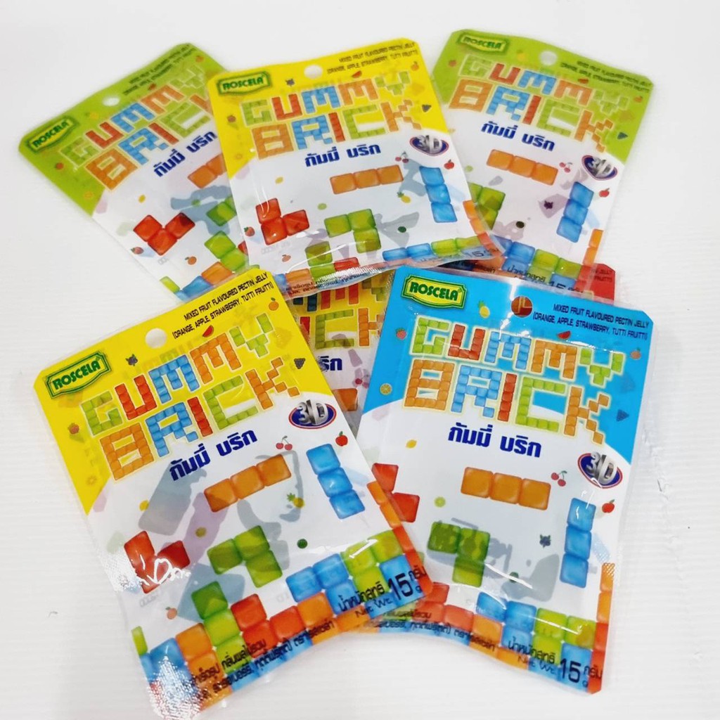 ลดเฉพาะวันนี้ [] เยลลี่ตัวต่อ gummy brick กัมมี่บล็อค ตัวต่อเลโก้ สุด ...