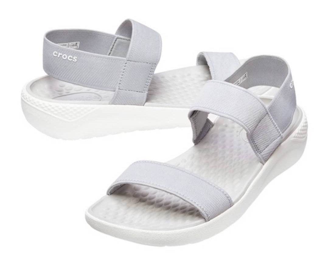 วรรคเดียวกันในห้างCROCS LiteRide Stretch Mens and Womens Sandals ...
