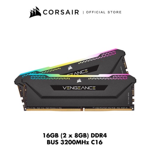 CORSAIR RAM VENGEANCE RGB PRO SL 16GB (2x8GB) DDR4 DRAM 3200MHz C16 ...