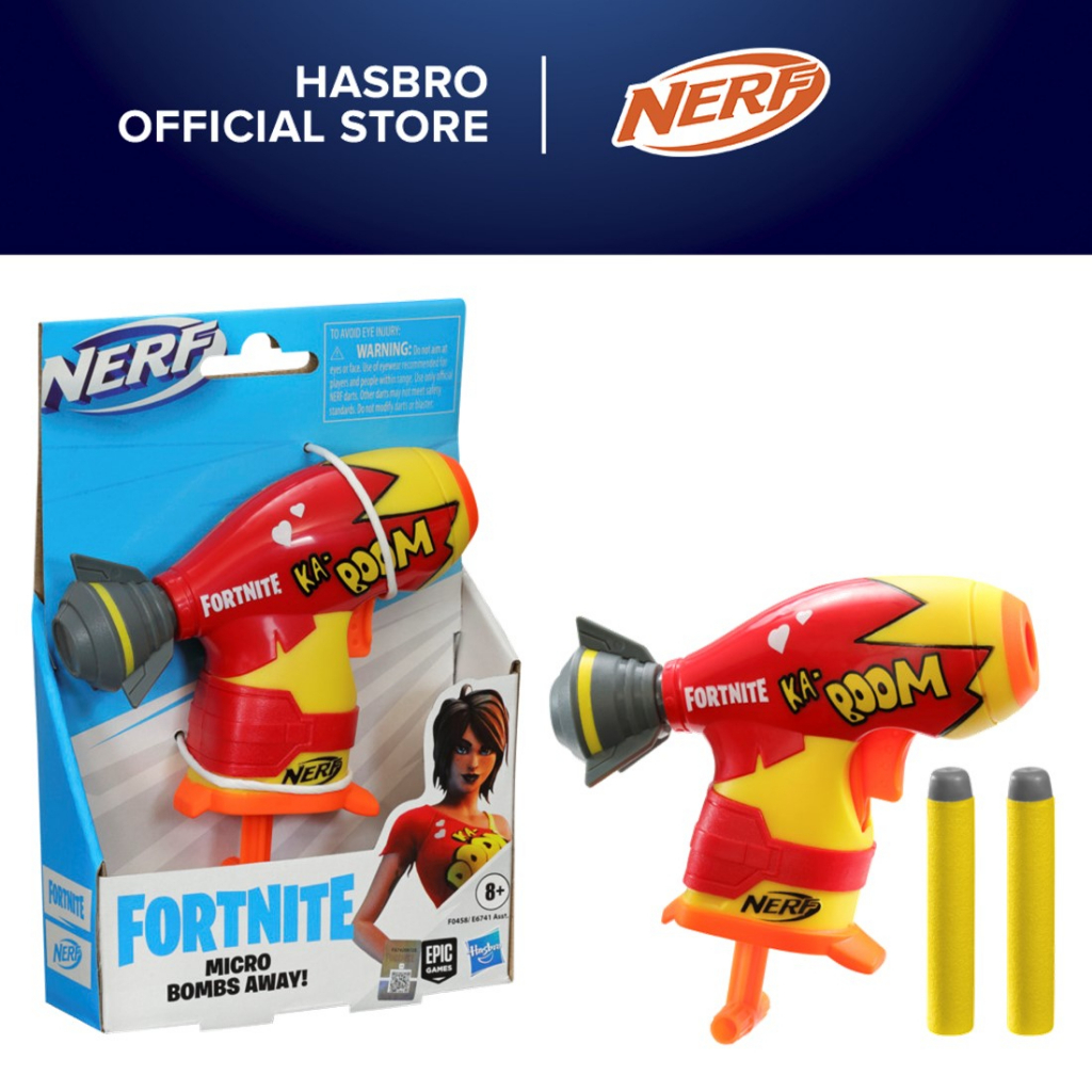 Hasbro Nerf Fortnite Micro Bombs Away Mini Dart- Fortnite Bombs Away ...