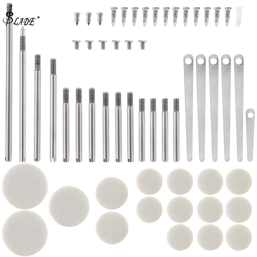 SLADE 58pcs Clarinet Repair Part Set Clarinet Sound Hole Pad Roller ...