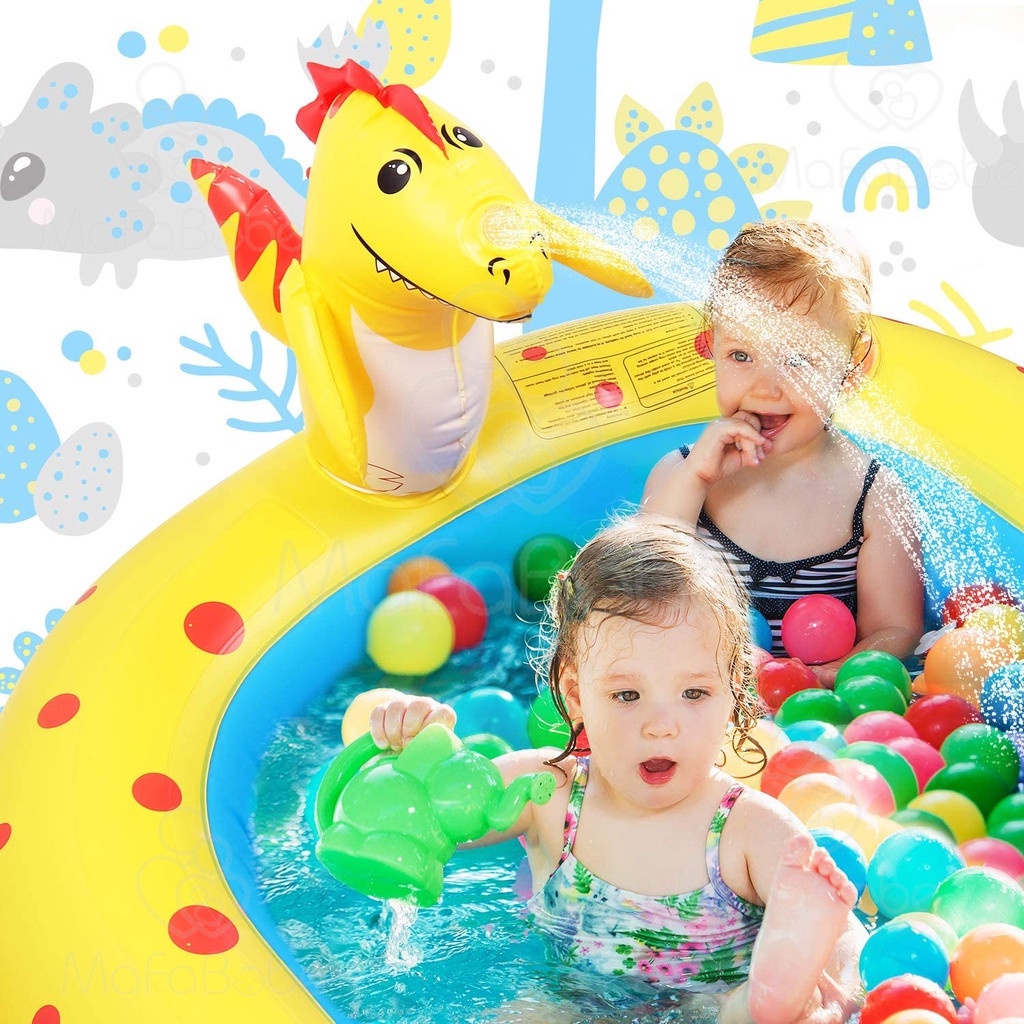 Dinosaur Inflatable Swimming Pool Kids Pool Baby Pool Indoor Outdoor ...
