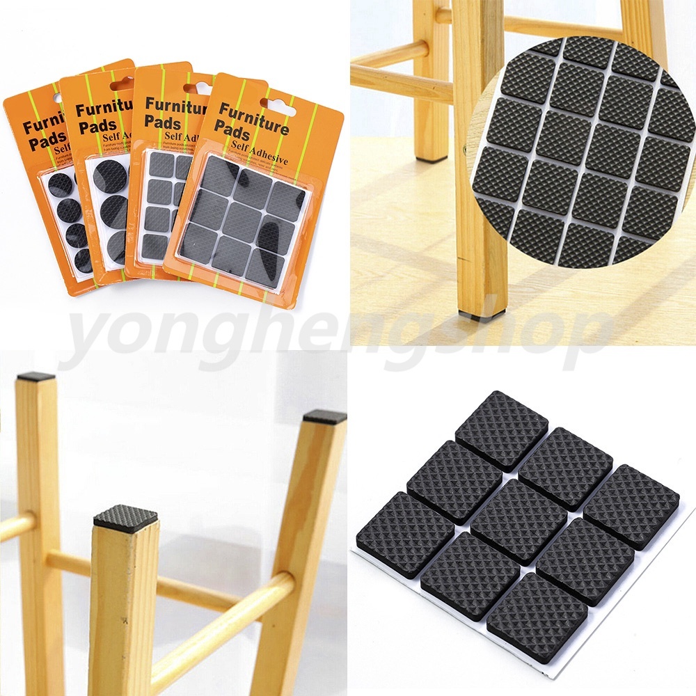 Multi Sizes Self Adhesive Rubber Furniture Leg Protection Cover Table ...