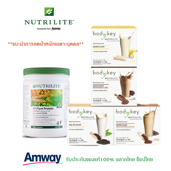 เซตทดลอง ลด น้ำหนัก ทาน14วัน All Plant Soy Protein ออล แพลนท์