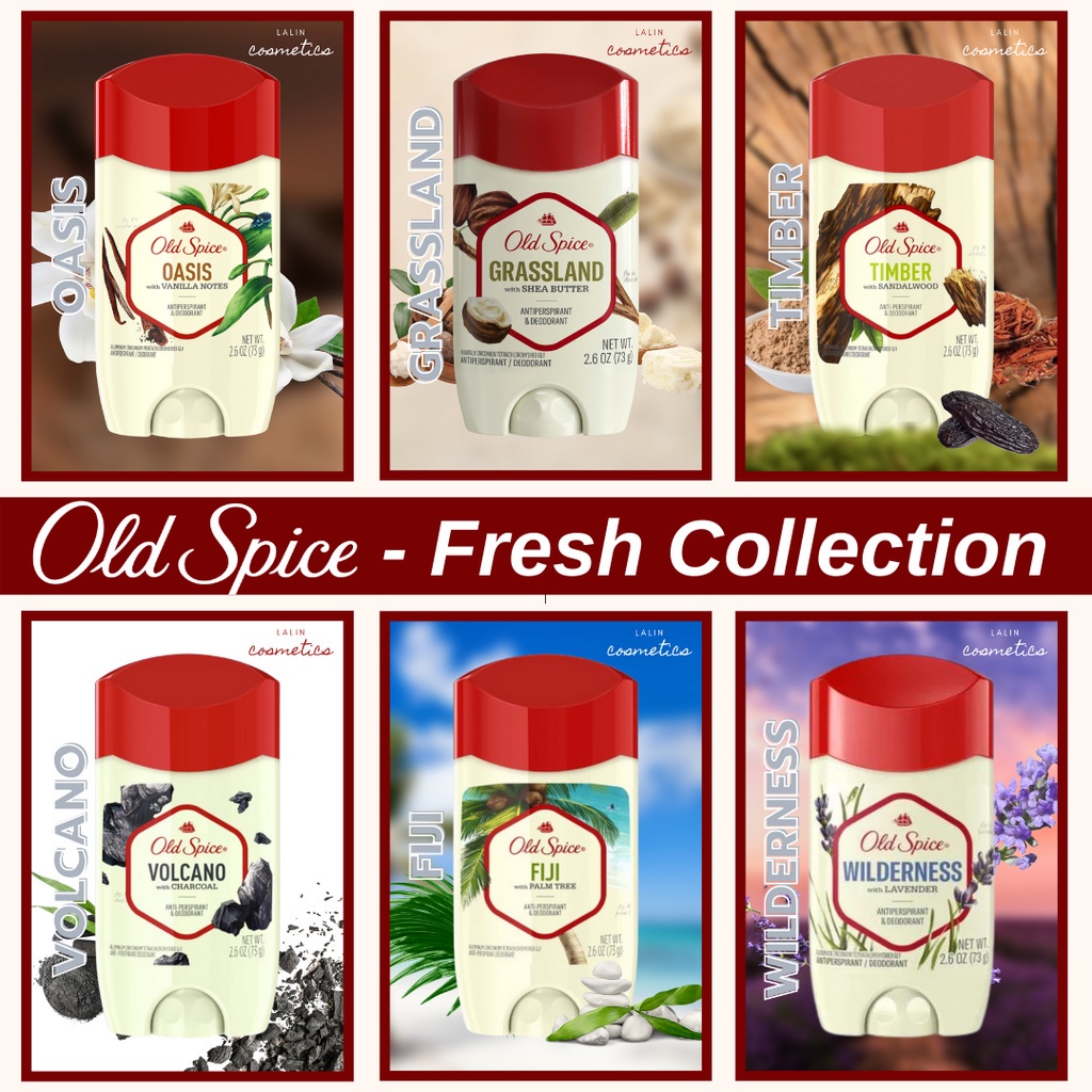 Old Spice Fresh collection โรลออน ระงับกลิ่นกาย ปกป้องนาน 48 ชม. ของแท้ ...
