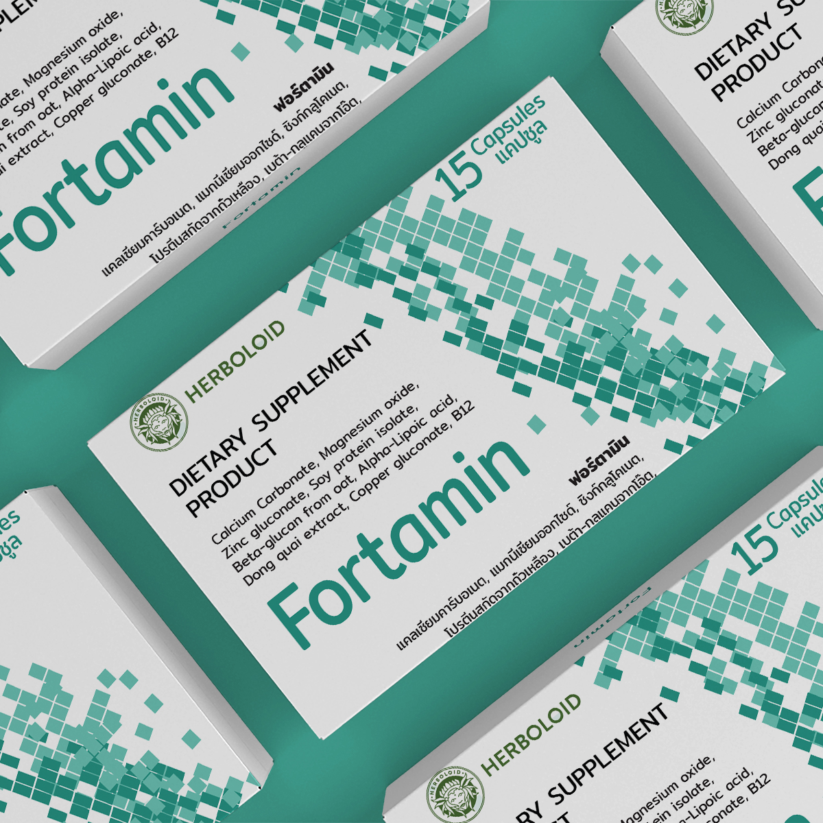 FORTAMIN Herboloid ผลิตภัณฑ์บำรุงกระดูก และข้อต่อ - 6 แถม 3 - Herboloid ...