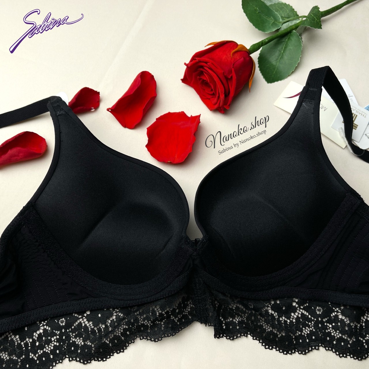 34A,34B,34C,34D เสื้อในซาบีน่า (มีโครง) รุ่น MODERN V รหัส SBI956BK ...