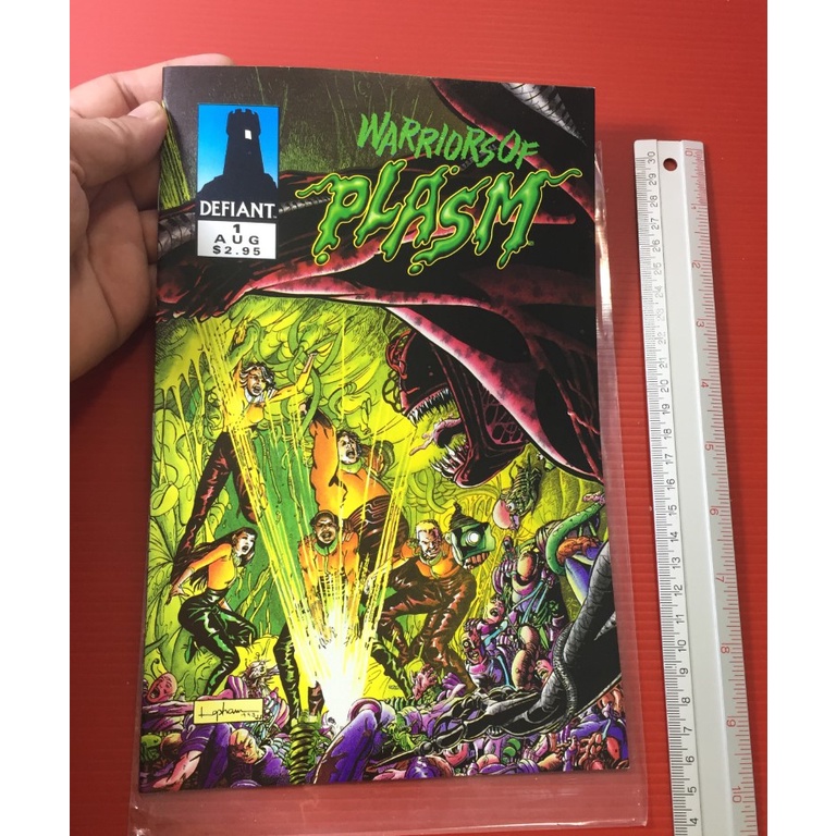 Warriors of Plasm #1 (Aug 1993, Defiant) Comics RARE หนังสือการ์ตูนภาษา ...