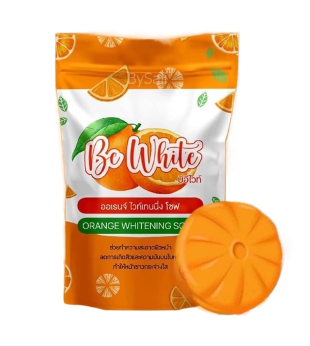 สบู่ส้ม สบู่ล้างหน้าบีอีไวท์ BE White 80 กรัม | Lazada.co.th