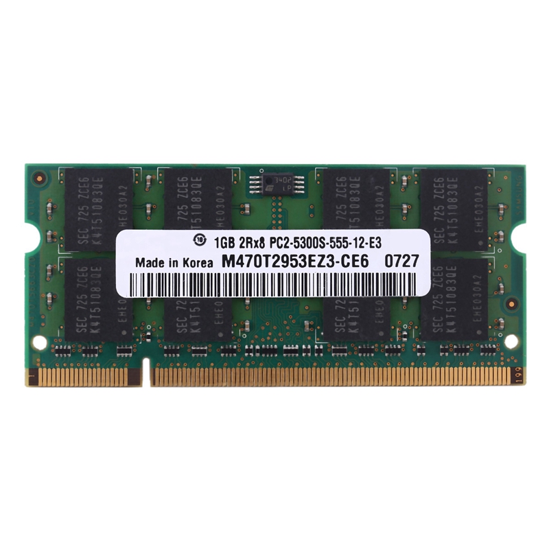 DDR2 1GB Laptop RAM Memory 2RX8 1.8V PC2-5300S 667MHZ 200Pins SODIMM Notebook Memory - BBI MALL ...