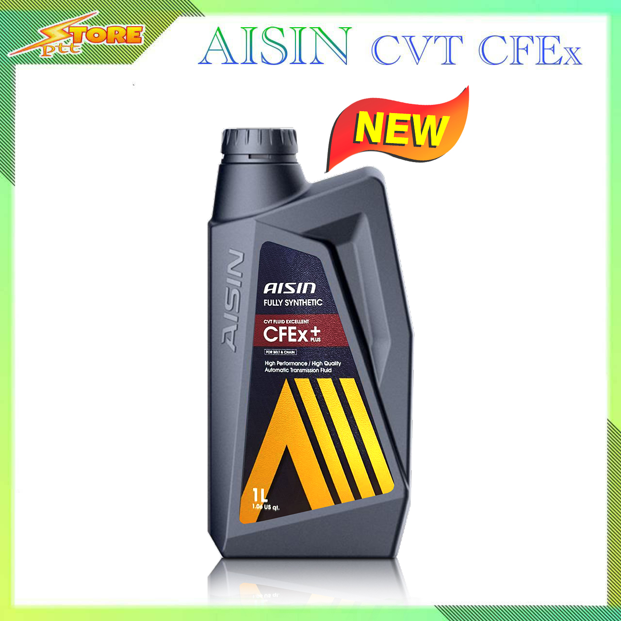 AISIN น้ำมันเกียร์ AISIN CVT CFEx (สังเคราะห์แท้) ขนาด 1 ลิตร | Lazada.co.th