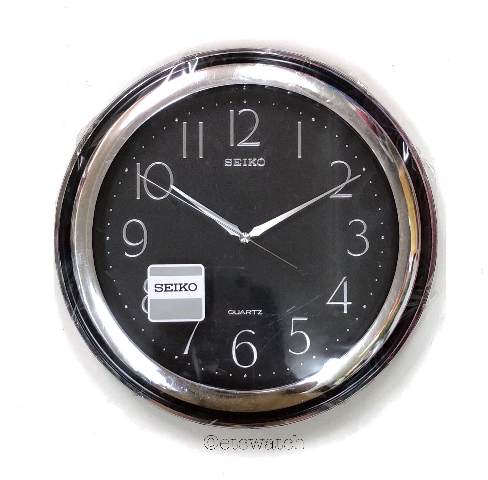 นาฬิกาแขวนผนัง ตัวเรือนพลาสติก SEIKO รุ่น QXA629G สีทอง QXA629S สีเงิน ...