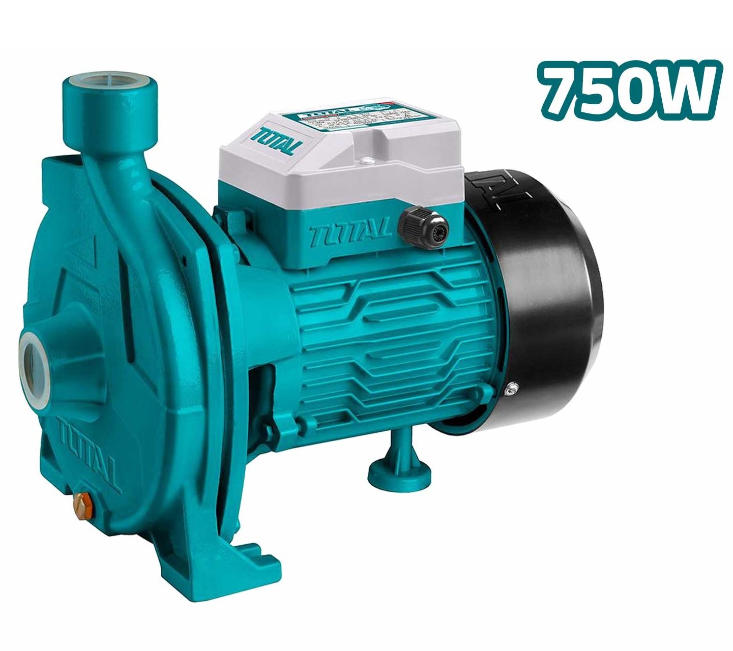 ปั๊มน้ำหอยโข่ง TOTAL (ทรงหน้าใหญ่) 1x1 รุ่น TWP27506 Centrifugal Pump ใบพัดเดี่ยว 750 วัตต์ ปั๊ม ...