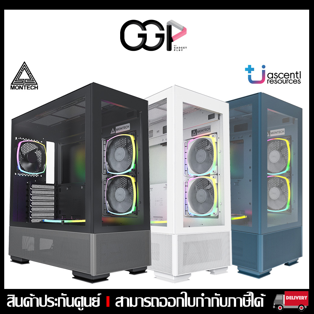 CASE SAMA 3301 BLACK เคสเกมมิ่ง ฝาข้างกระจกใส ใส่พัดลมได้ 6ตัว - มหาพรม ...