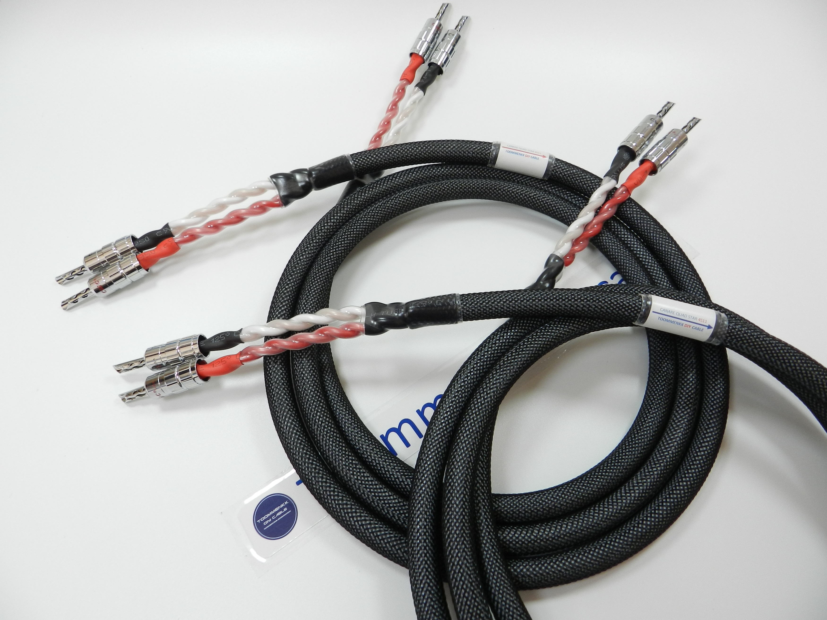 สายลำโพงรุ่นใหญ่ Canare quad star 4S11 หัวเสียบ CMC (แบบสองเส้นคู่ ...