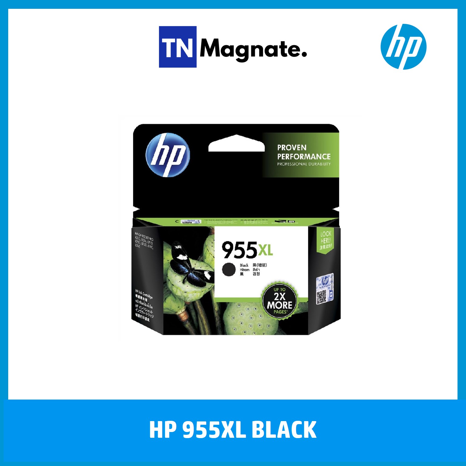 [หมึกพิมพ์] HP 955XL [L0S72AA] High Yield Black Original Ink Cartridge ...