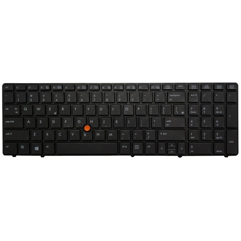 NEW US Laptop Keyboard for HP Elitebook 8560W 8570W English with ...