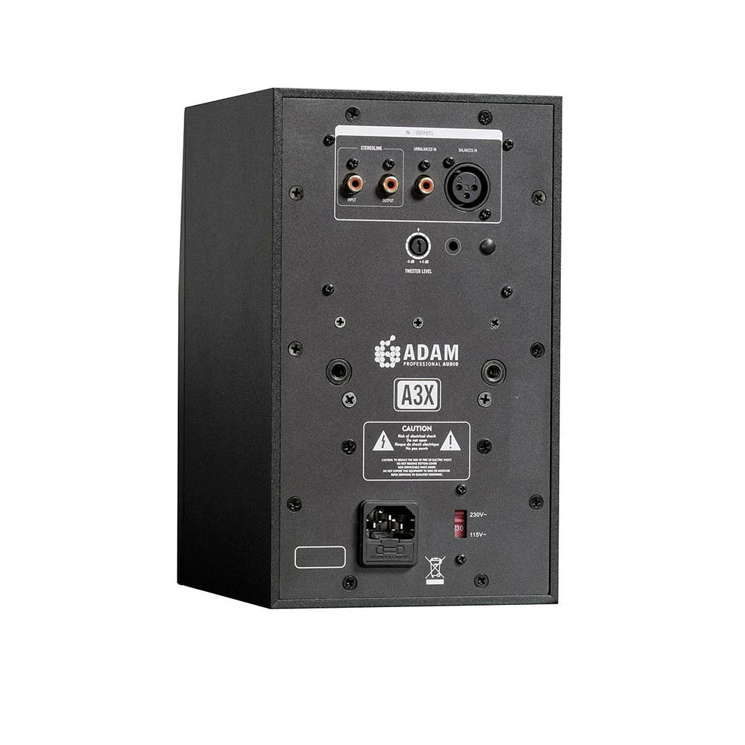 ADAM Audio A3X Black active speaker ลำโพงสตูดิโอ ลำโพงมอนิเตอร์ studio monitors speaker (ต่อคู่ ...