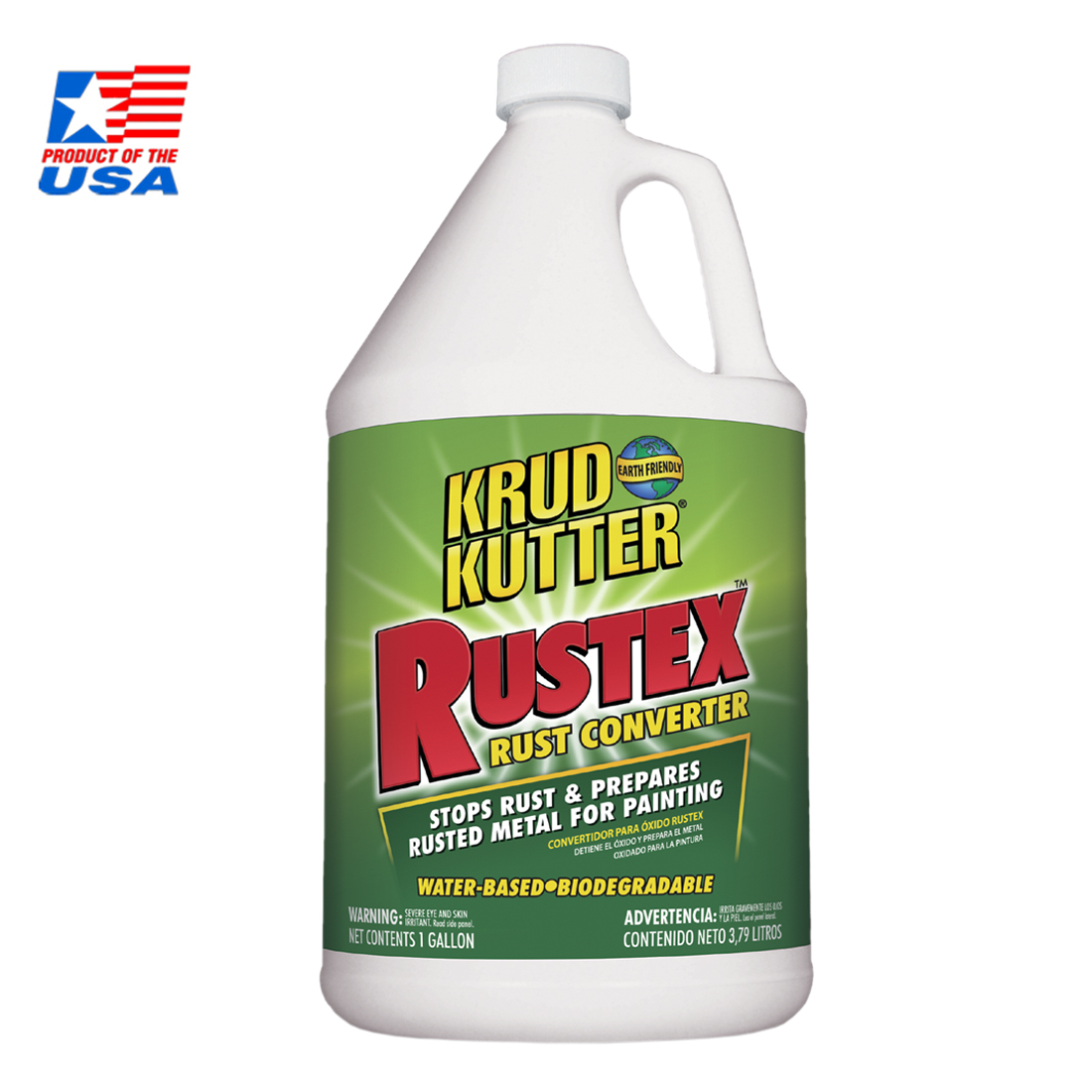 RUST OLEUM - KRUD KUTTER RUST CONVERTER น้ำยาแปลงสนิม ขนาด บรรจุ 3.785 ...