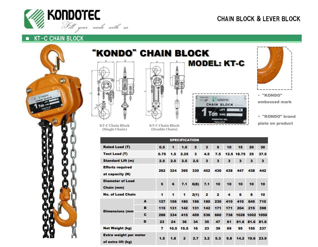 รอกโซ่ ยี่ห้อ OSUKA งานญี่ปุ่น มี 3 ขนาด 1 ตัน 1.5 ตัน 2 ตัน - apo baby - ThaiPick