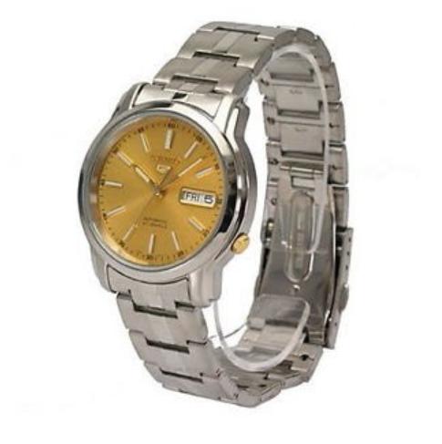 SEIKO 5 Automatic รุ่น SNKL81K1 นาฬิกาข้อมือผู้ชาย สายแสตนเลสสีเงิน ...