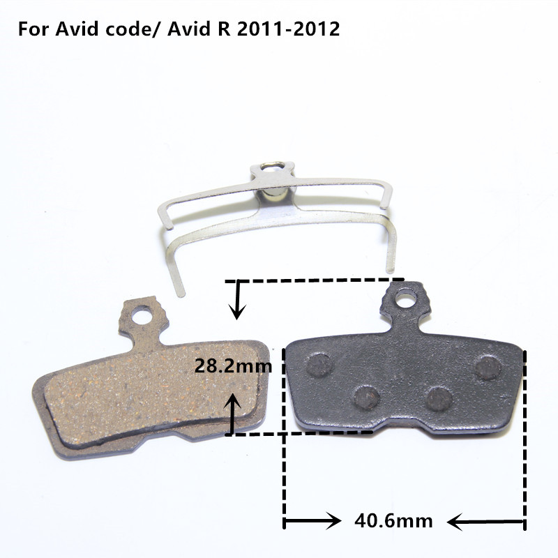 bicycle disc brake pads for avid code/ avid R 2011 2012 for SH858 ...