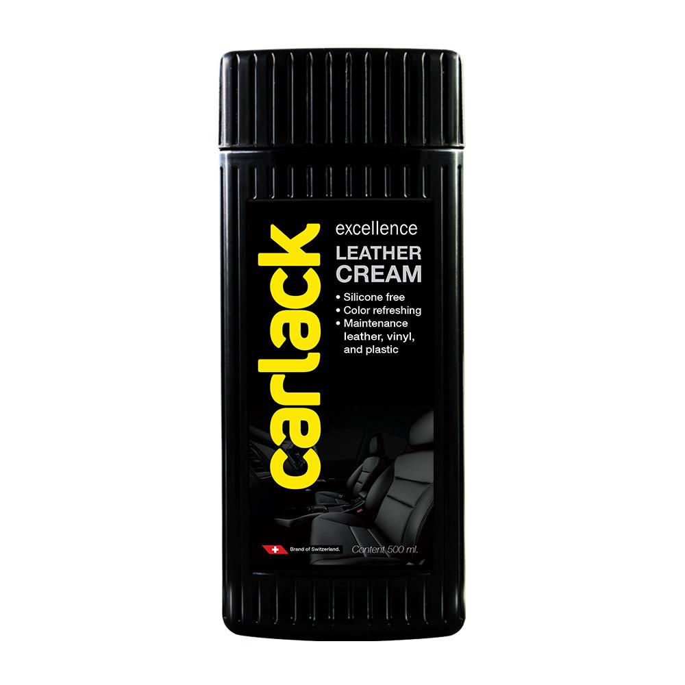 Carlack Leather Cream 500 มล. ครีมเคลือบ ทำความสะอาด เบาะหนัง พลาสติก ...