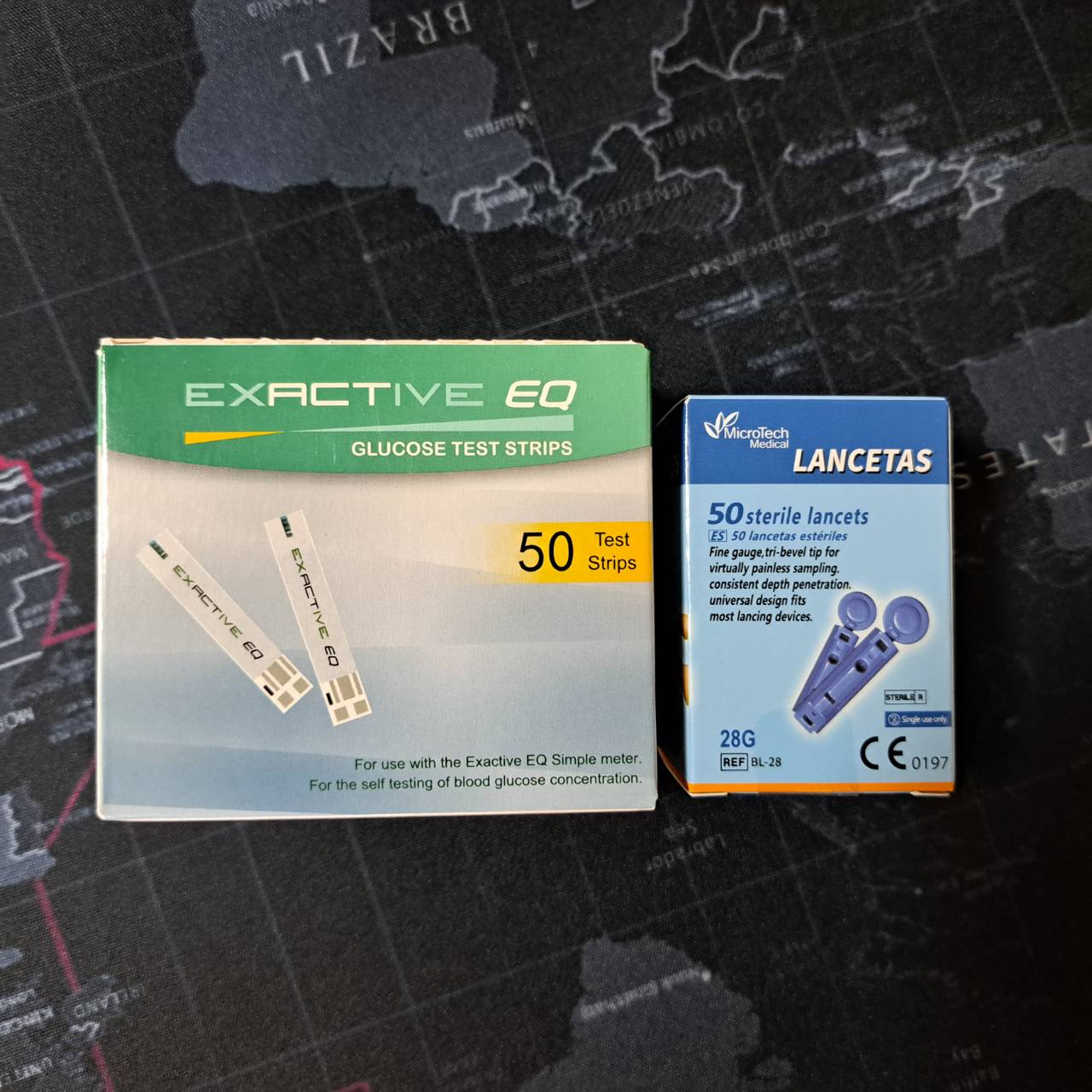 แผ่นตรวจน้ำตาล Exactive EQ Simple และ Impulse ((1 กล่อง 50 ชิ้น ...