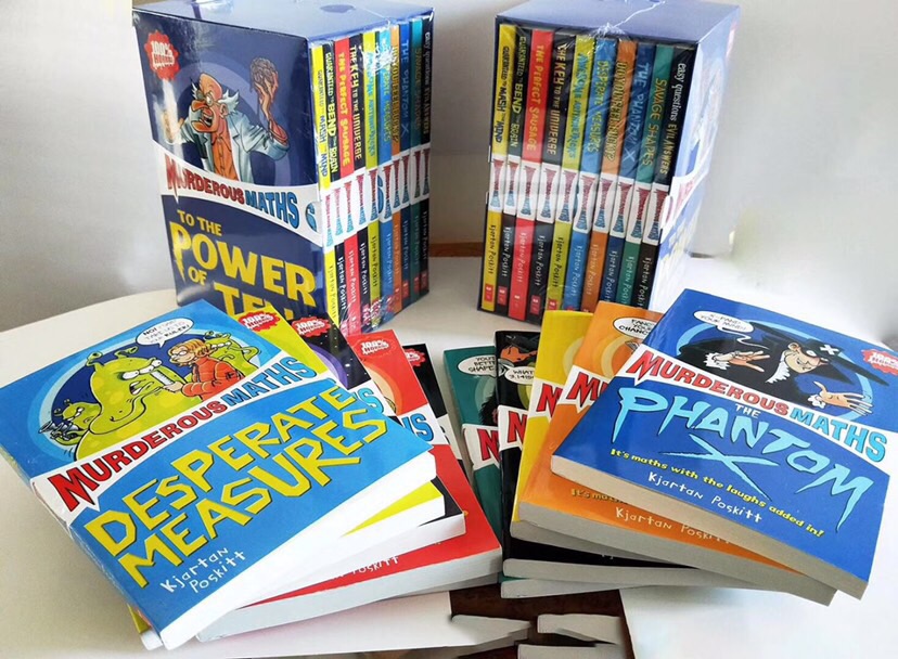 [Box damaged]Murderous Maths box set 10 books of English bridge ...